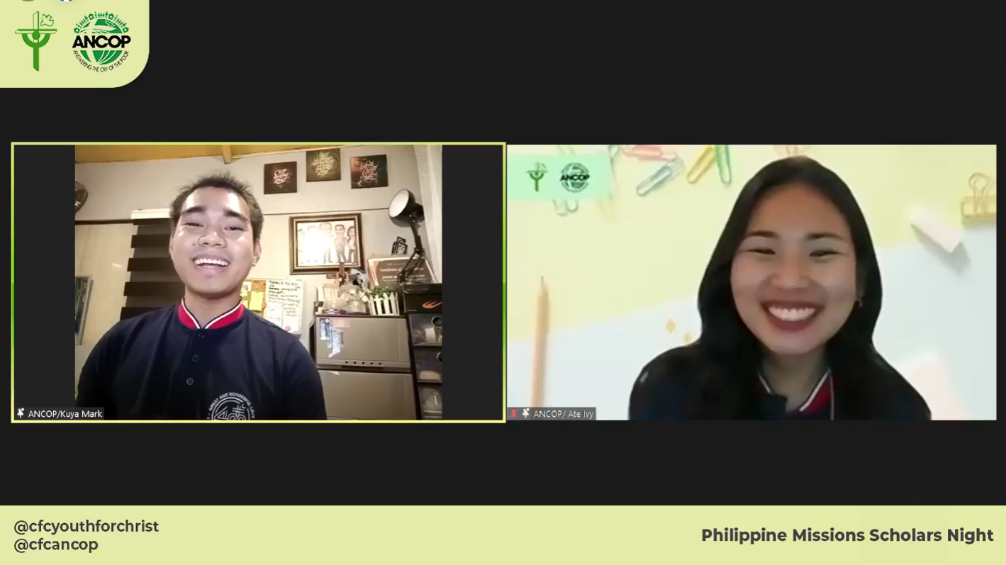 ANCOP Scholars reminded: ‘God uses others to send us His love’ - CFC ANCOP